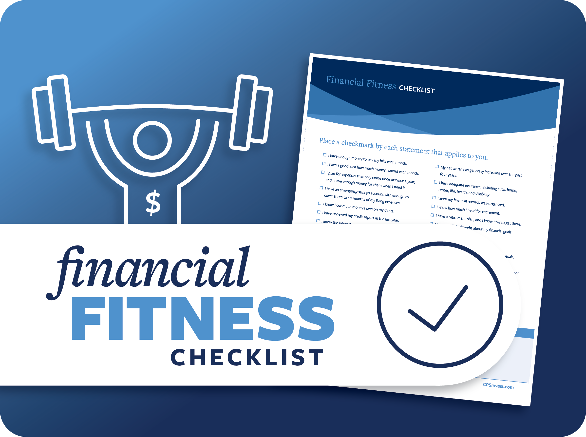 Financial Fitness Checklist